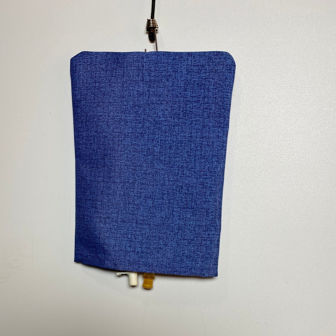 Blue Lined Infusion Chemo/feeding IV Bag Cover - Etsy