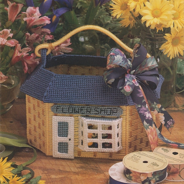 Plastic Canvas Flowers - Etsy