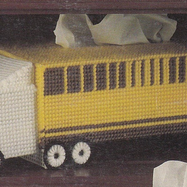 Plastic Canvas Truck - Etsy