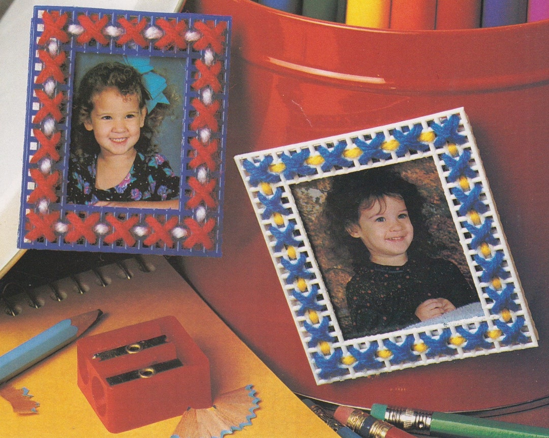 Plastic Canvas Vintage PDF Pattern - Quick Little Frames - Etsy