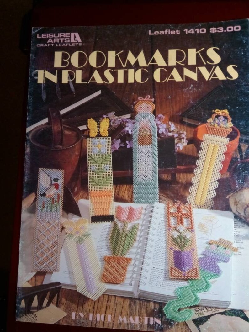 Bookmarks in Plastic Canvas PRINT Plastic Canvas Pattern Book - Etsy