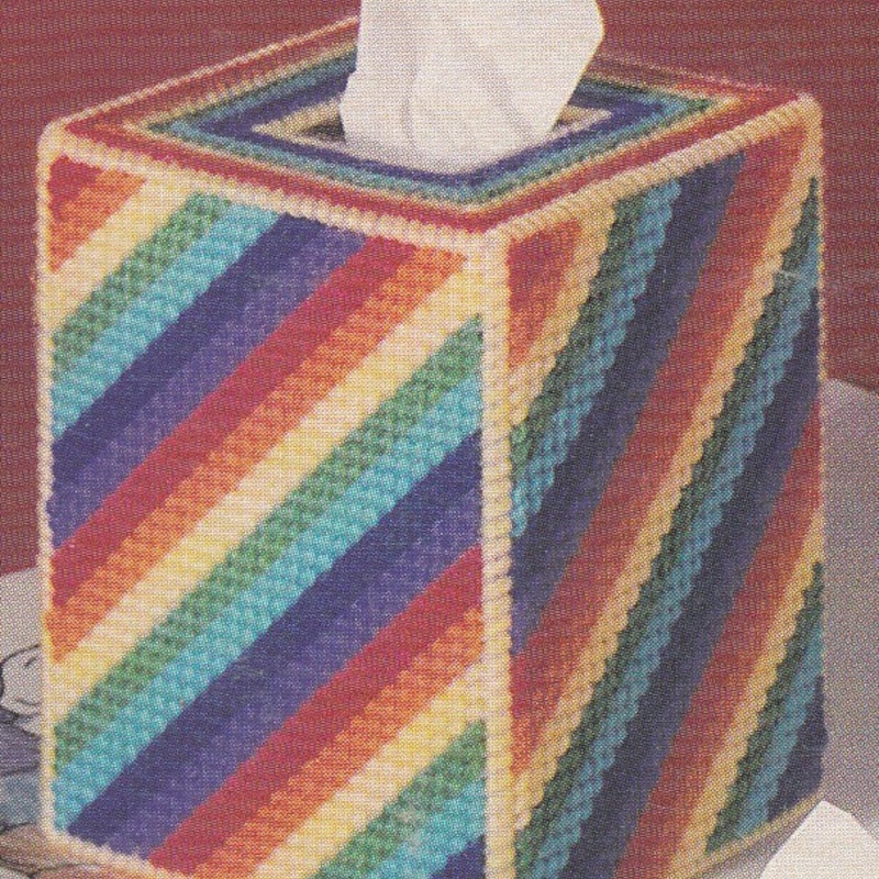 Plastic Canvas Patterns Tissue Box - Etsy
