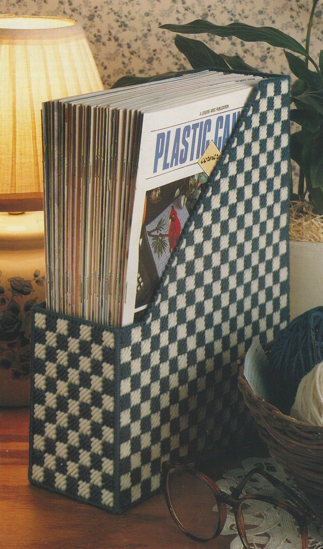 Plastic Canvas Vintage PDF Pattern - Checkerboard Cover-up - Etsy
