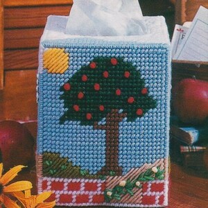 Vintage PDF Plastic Canvas Pattern - Four Seasons - Etsy