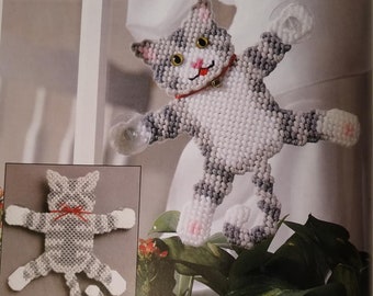 Cat Plastic Canvas - Etsy