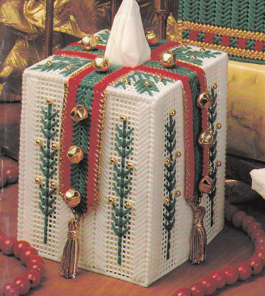 Vintage PDF Plastic Canvas Pattern Bell Pull TBC - Etsy