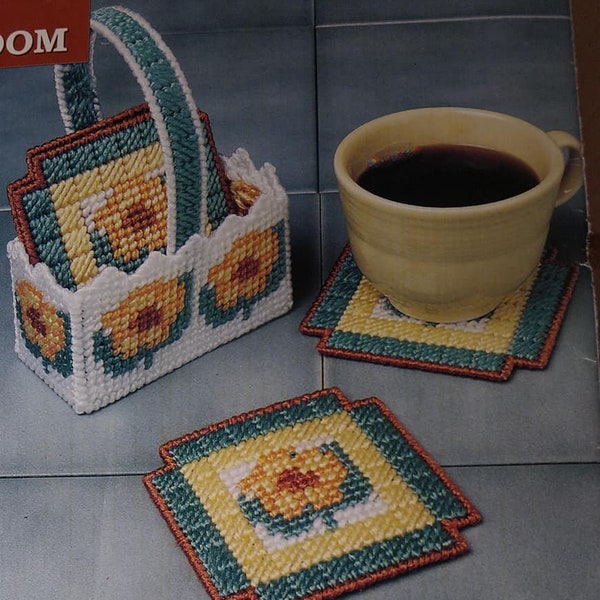 Plastic Canvas Coasters - Etsy