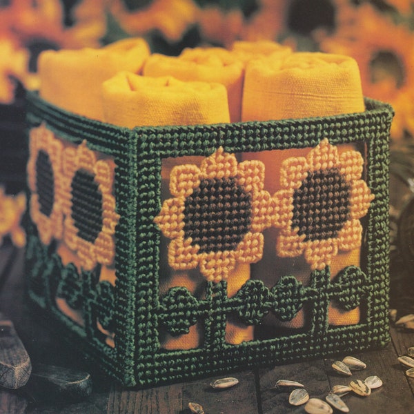 Plastic Canvas Napkin Holder Pattern - Etsy