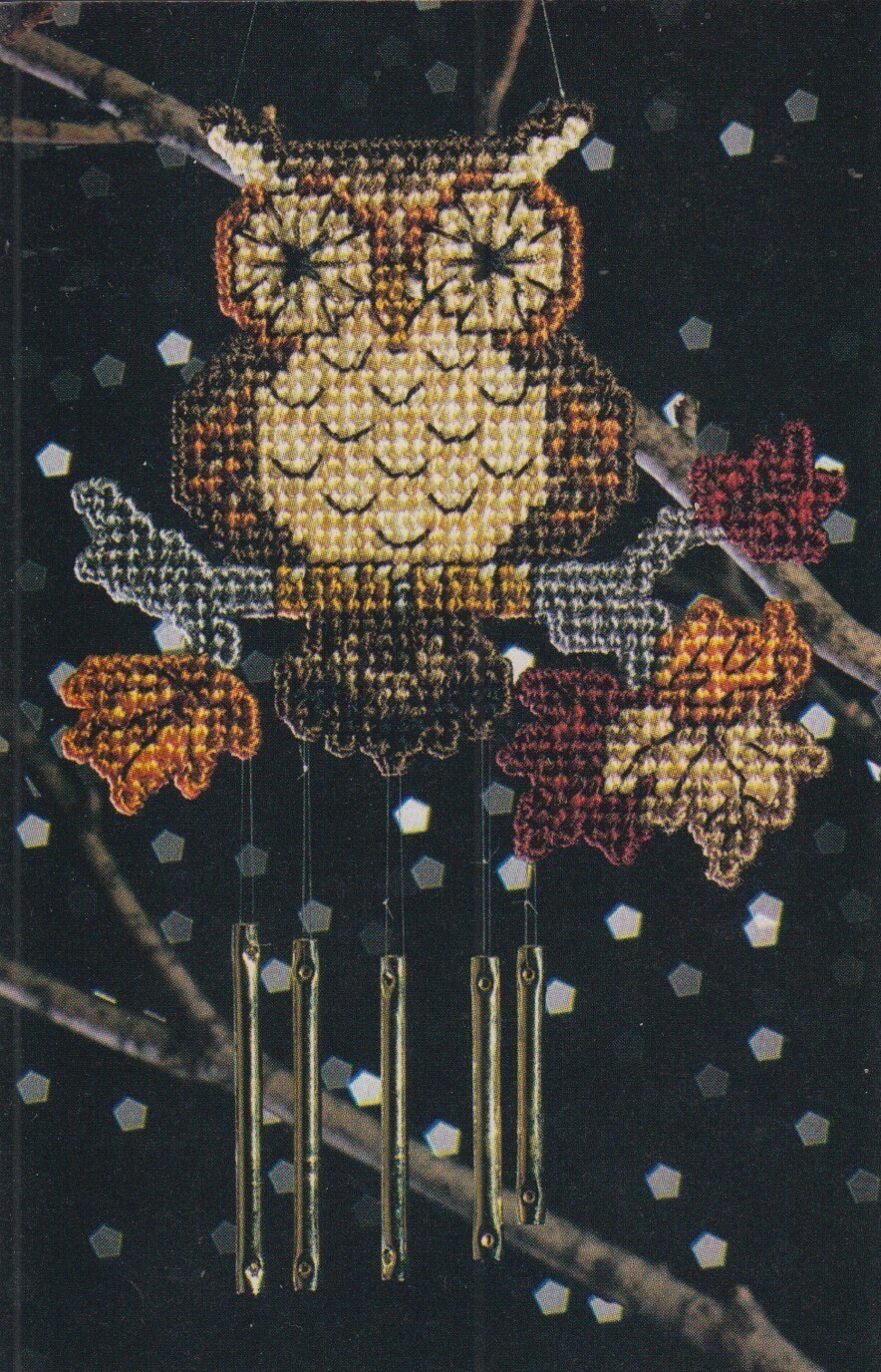 Crystal Wind Chime Using Plastic Canvas Patterns Whimsical Repurposed
