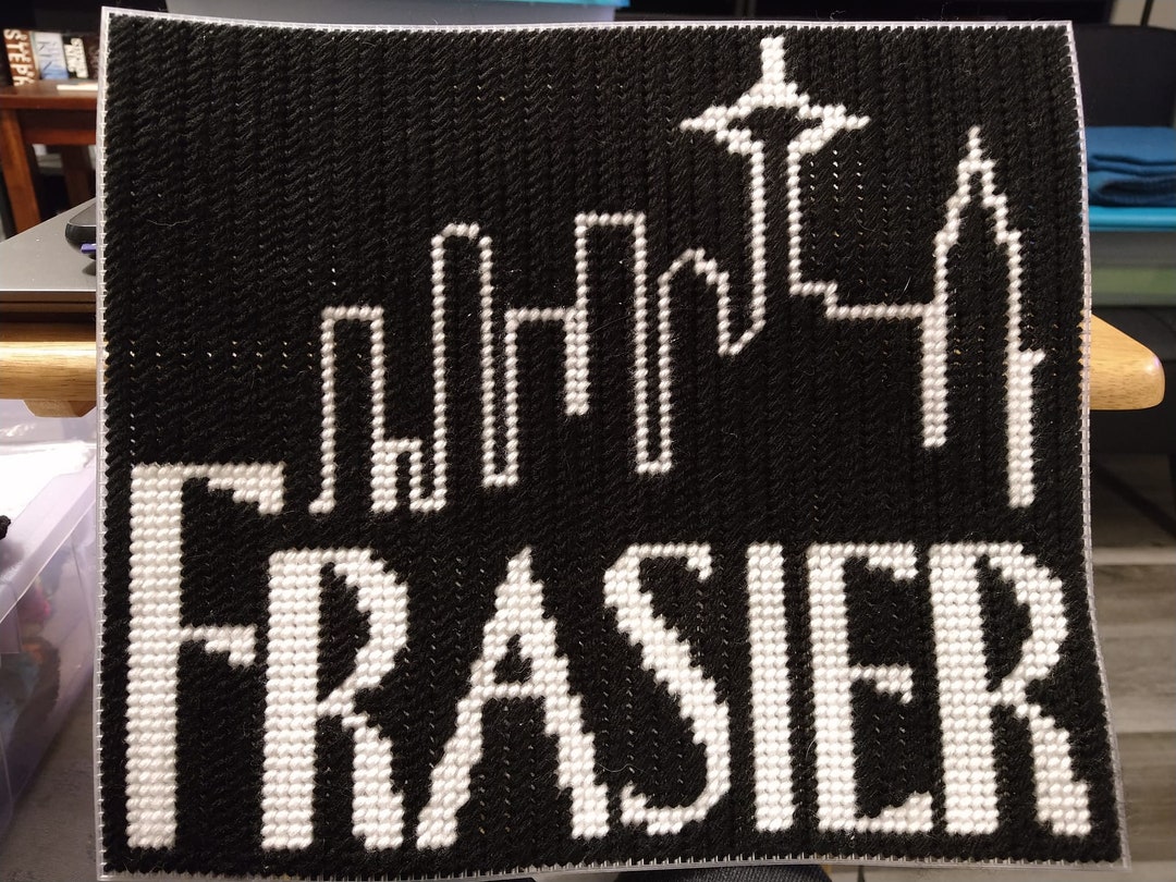 Frasier Logo PDF Plastic Canvas Pattern - Etsy