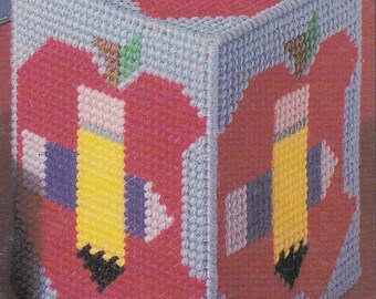 Math Tissue Box Cover Plastic Canvas Pattern - Etsy
