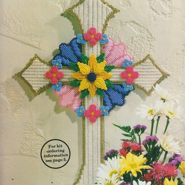 Plastic Canvas Flowers - Etsy