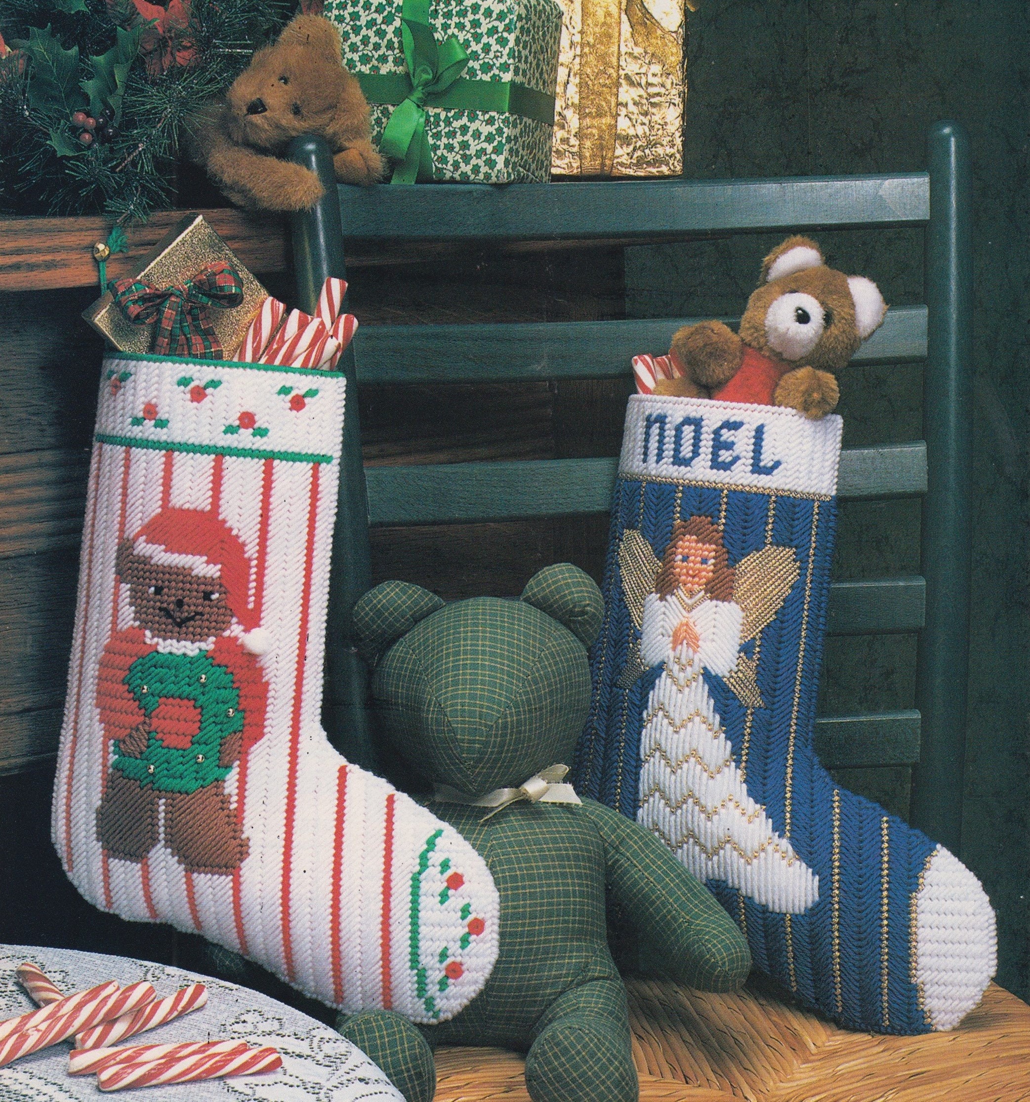 Stunning Stockings PDF Plastic Canvas Pattern - Etsy