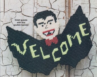 Vampire Treat Holder-halloween-plastic Canvas Pattern-pdf - Etsy