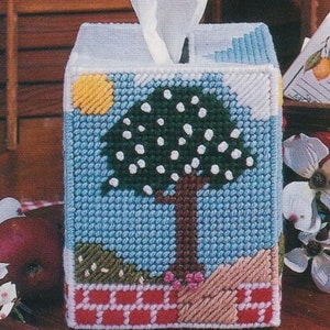 Vintage PDF Plastic Canvas Pattern - Four Seasons - Etsy