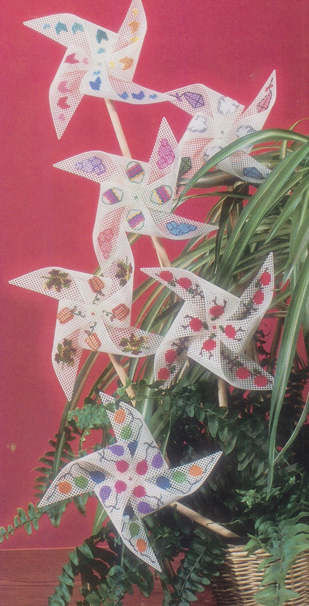 Pinwheels PDF Plastic Canvas Pattern - Etsy