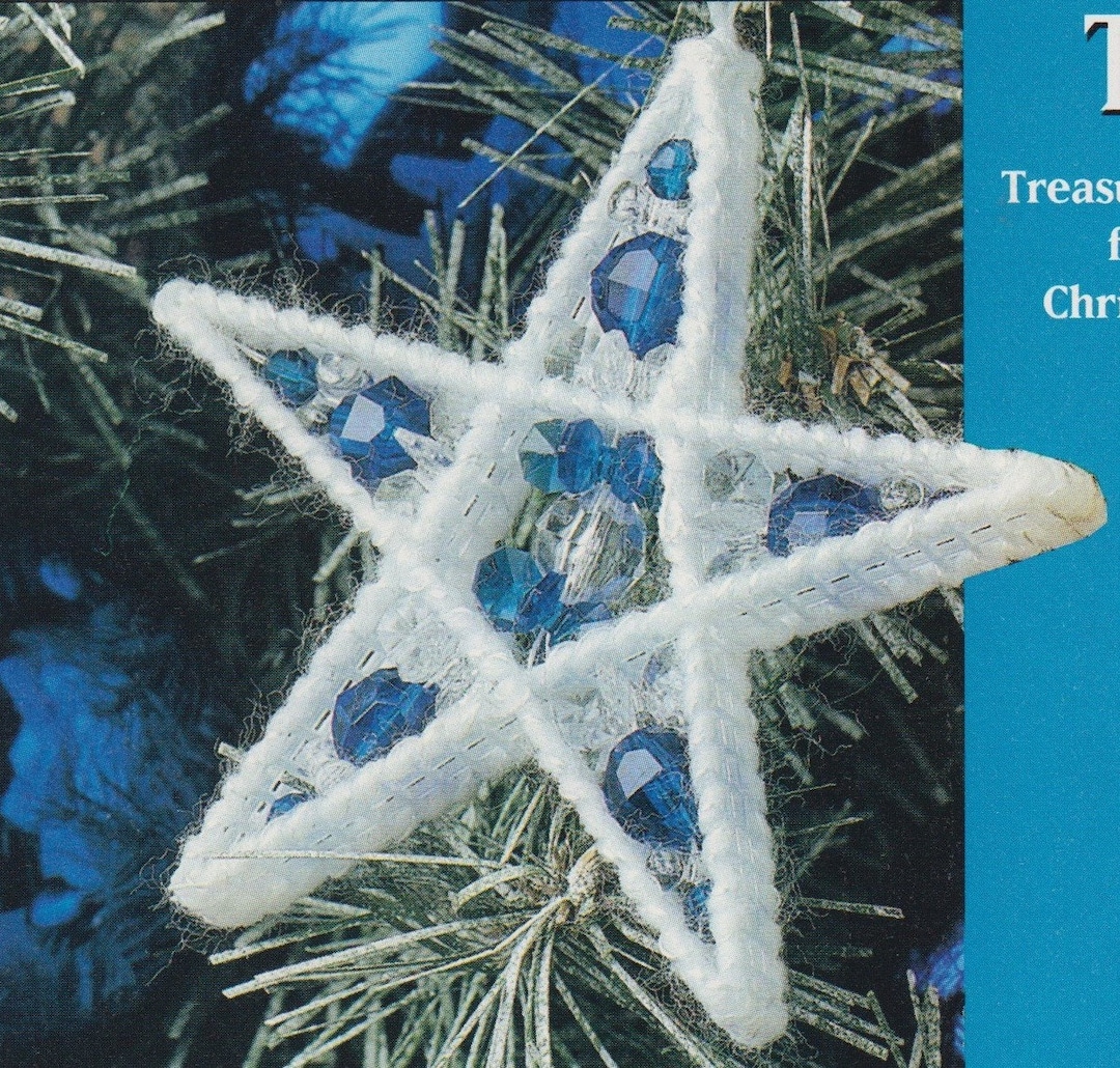 Beaded Star PDF Plastic Canvas Pattern - Etsy