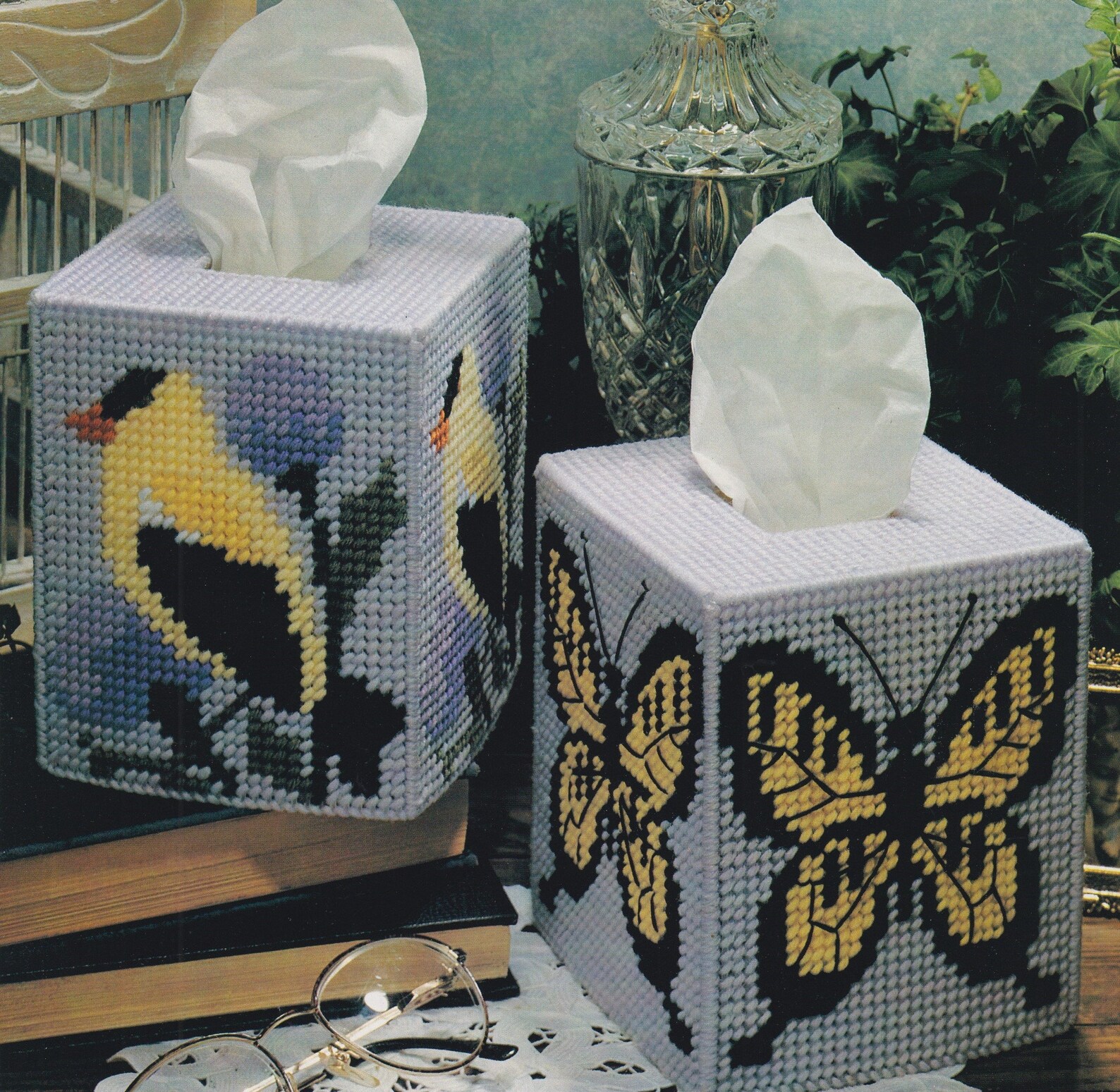 Plastic Canvas Vintage PDF Pattern Winged Wonders - Etsy