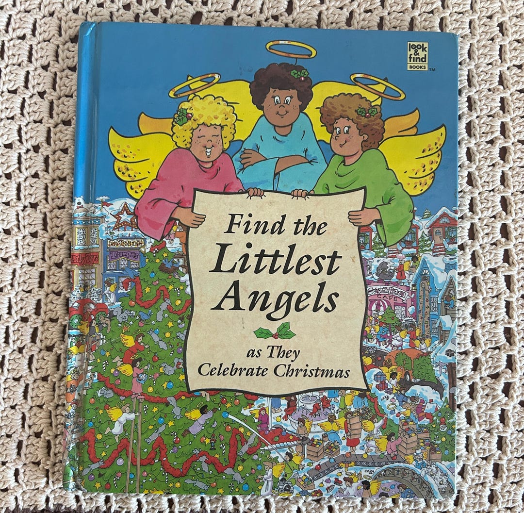 Find the Littlest Angels Celebrate Christmas | Look and Find Book 1993 ...