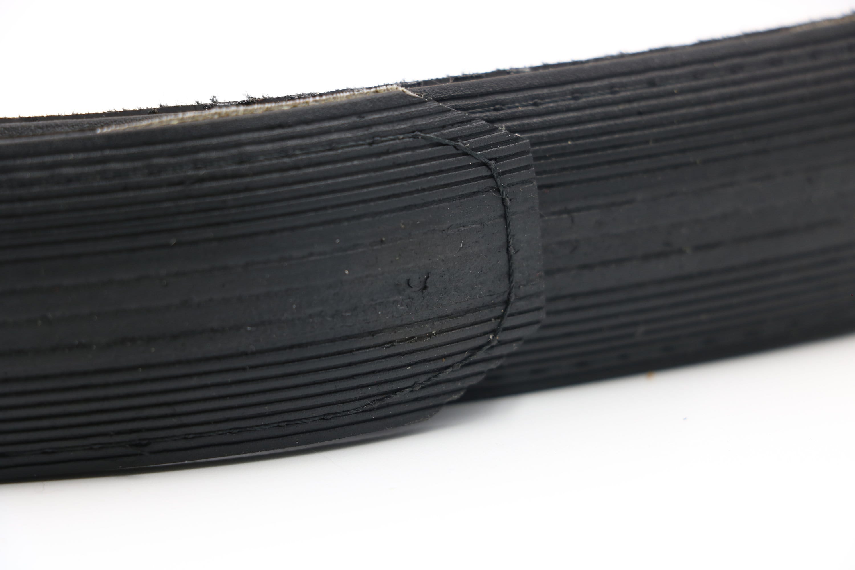 Black Lined Belt Made From Bicycle Tire, Recycled Tire Belt With Inner ...