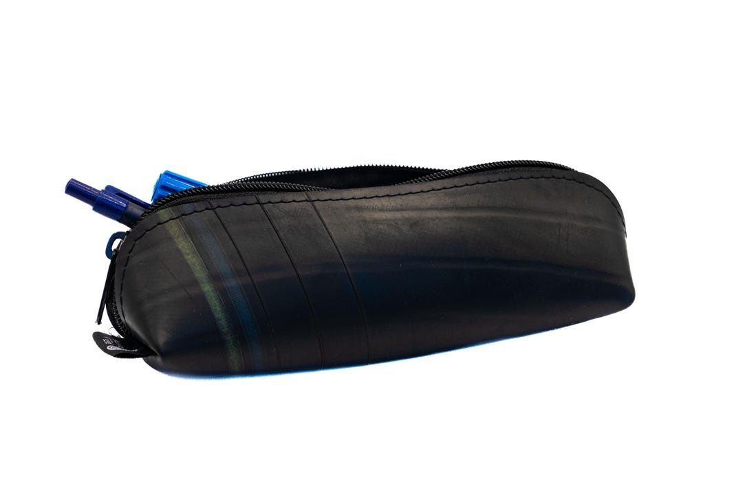 Pencil Case Made From Recycled Inner Tube, Rubber Pencil Case, Vegan ...