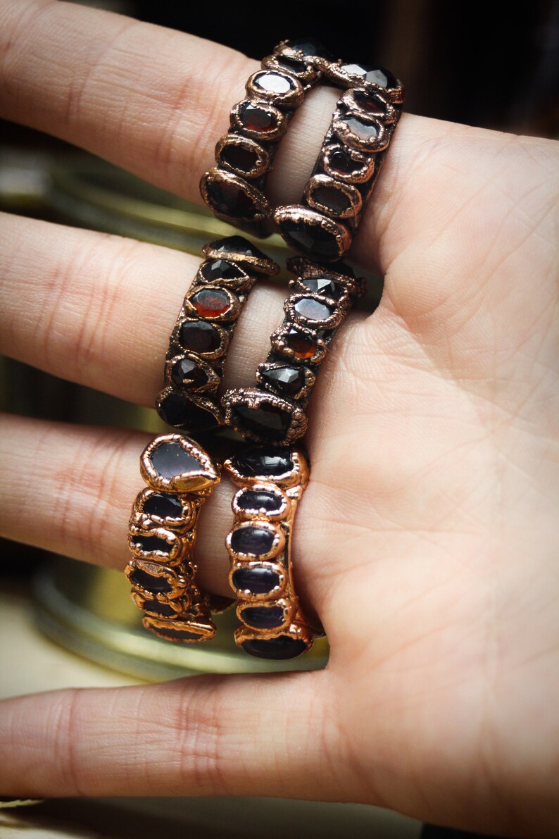 Vampire Fangs Ring Garnet Vampire Jewelry Halloween Jewelry - Etsy