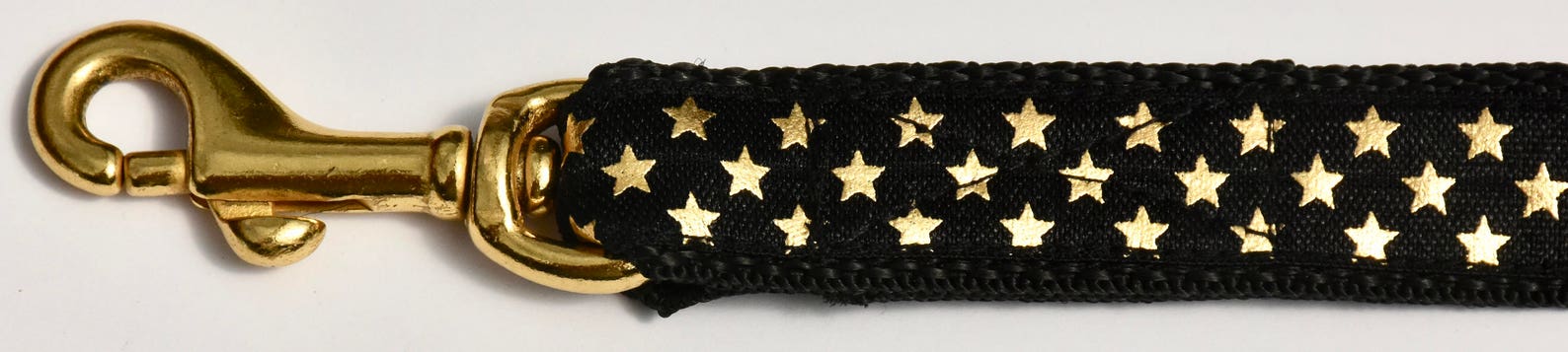 Gold Star Dog Collar, Dog Collar, Black and Gold Star Collar, Cat ...