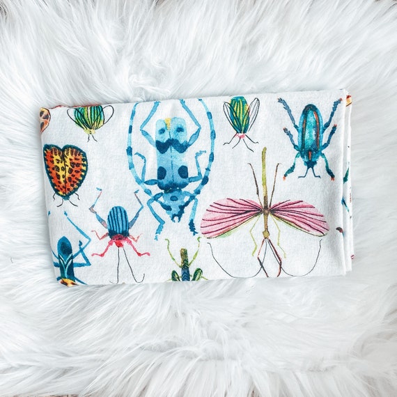 Colorful Insect Flannel Baby Receiving Blanket Swaddle - Etsy