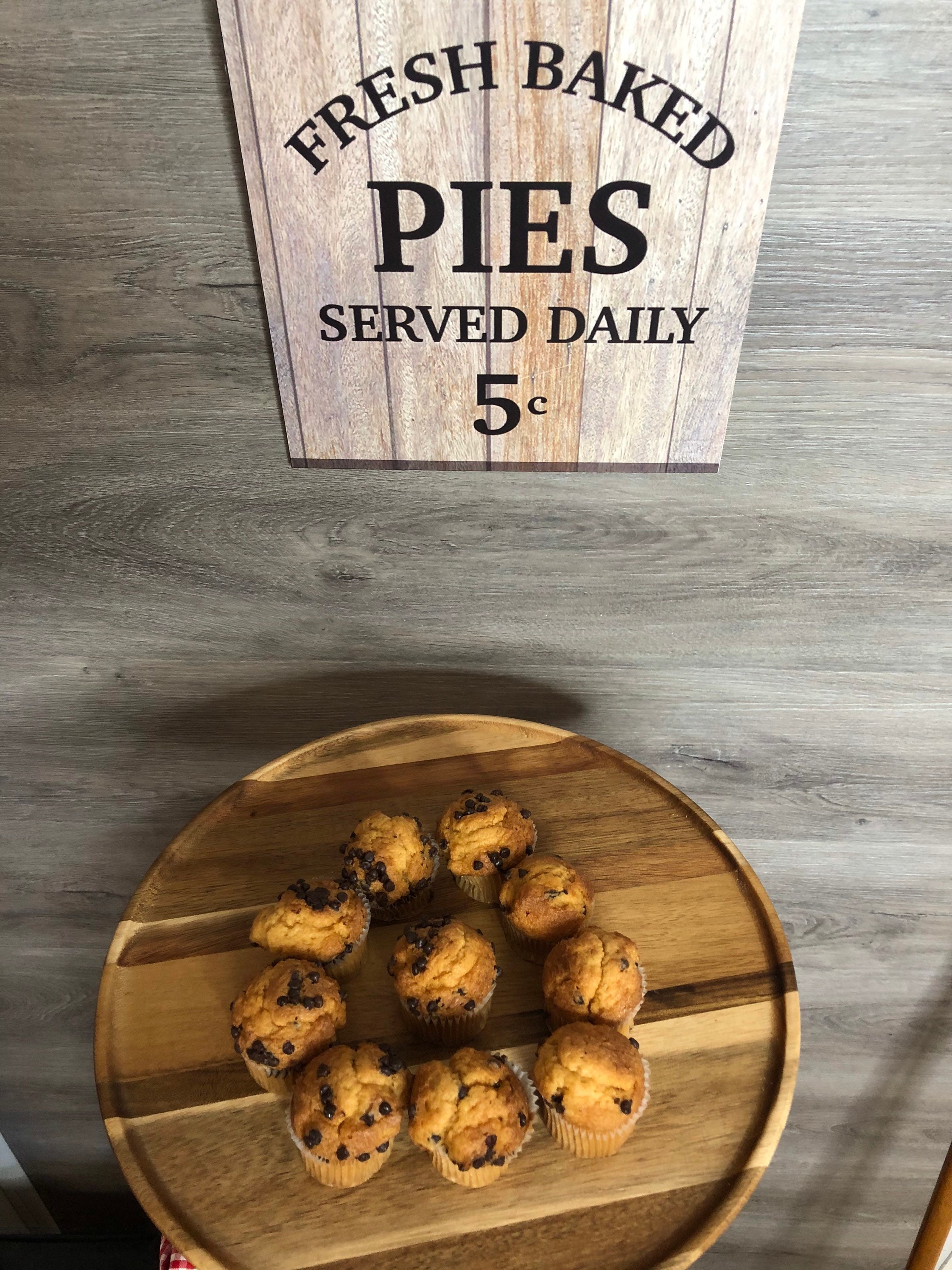 Fake Faux Muffins Set of 10 Mini Chocolate Chip Muffins - Etsy