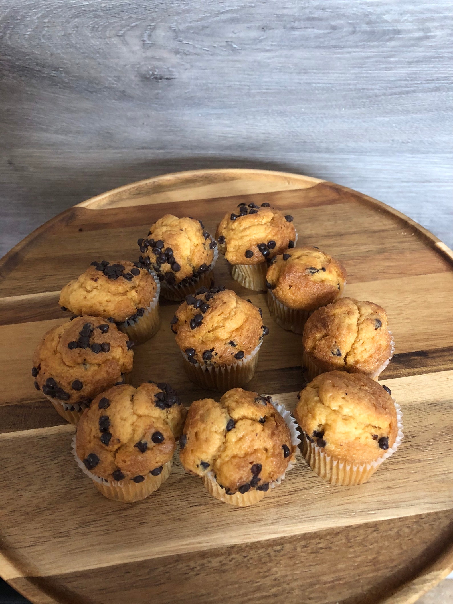 Fake Faux Muffins Set of 10 Mini Chocolate Chip Muffins | Etsy