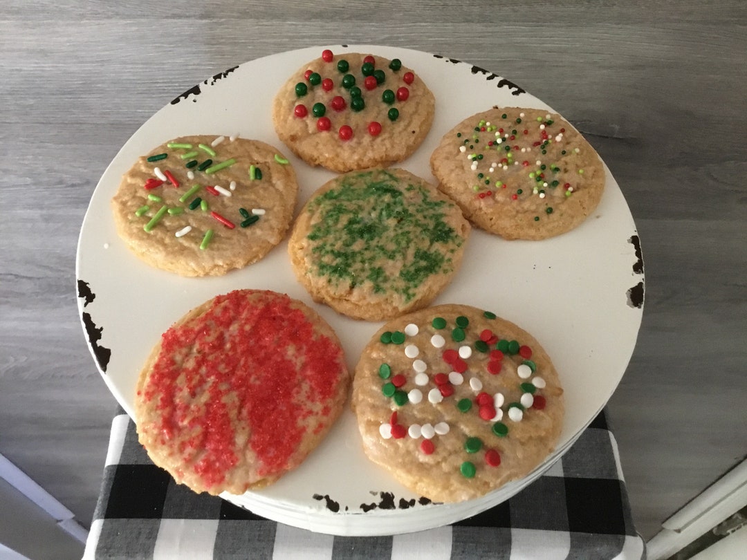 Fake Faux Cookies Set of 6 Fake Christmas Sugar Cookies Primitive ...