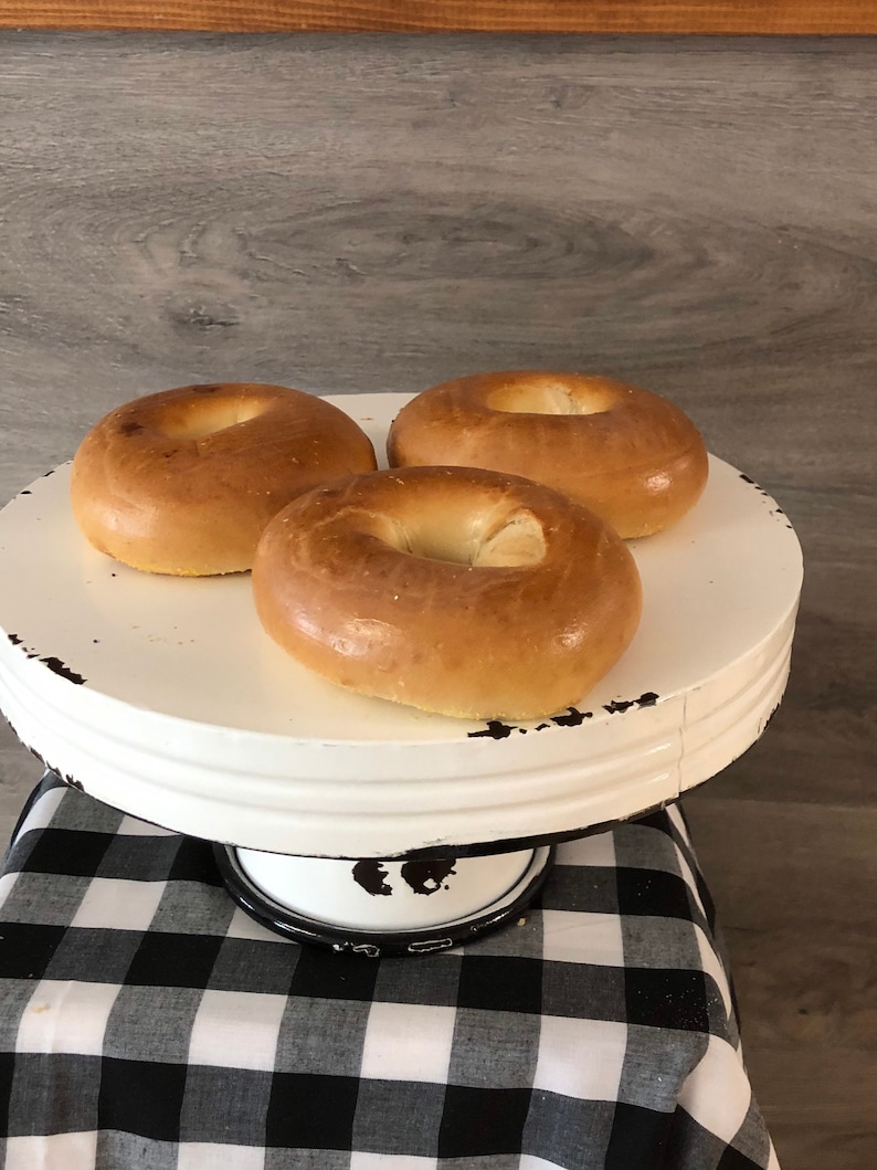 Fake Bagels Set of 3: Farmhouse Staging Prop, Window Display - Etsy