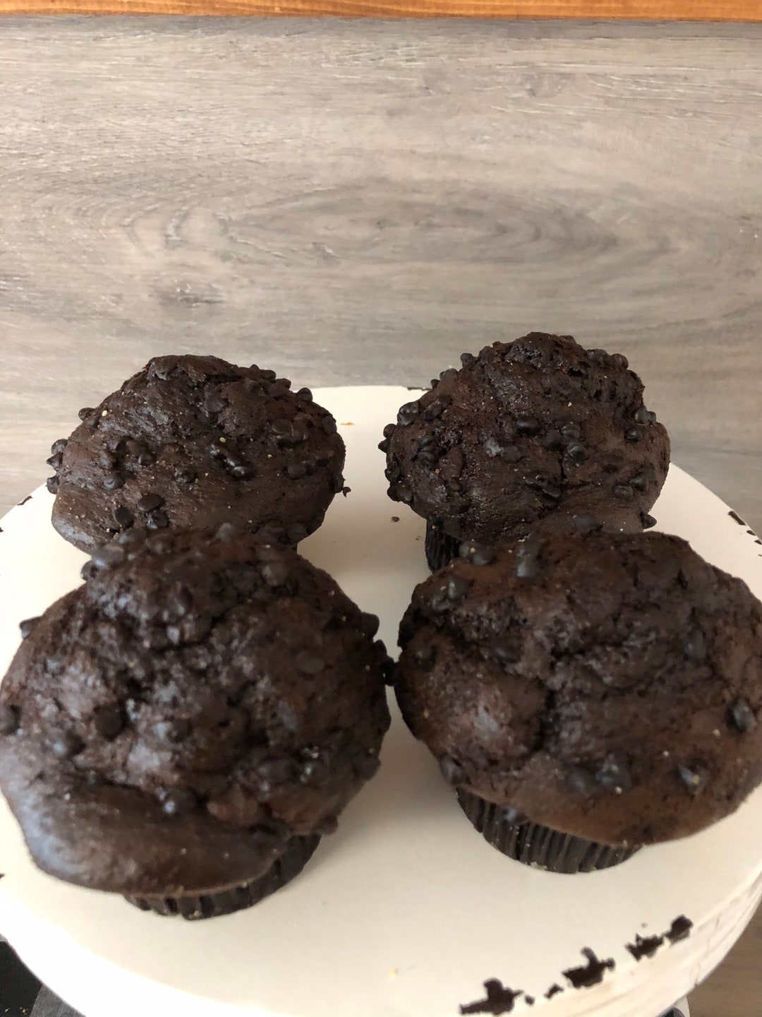 Fake Faux Muffins Set of 4 Fake Chocolate Muffins Primitive - Etsy