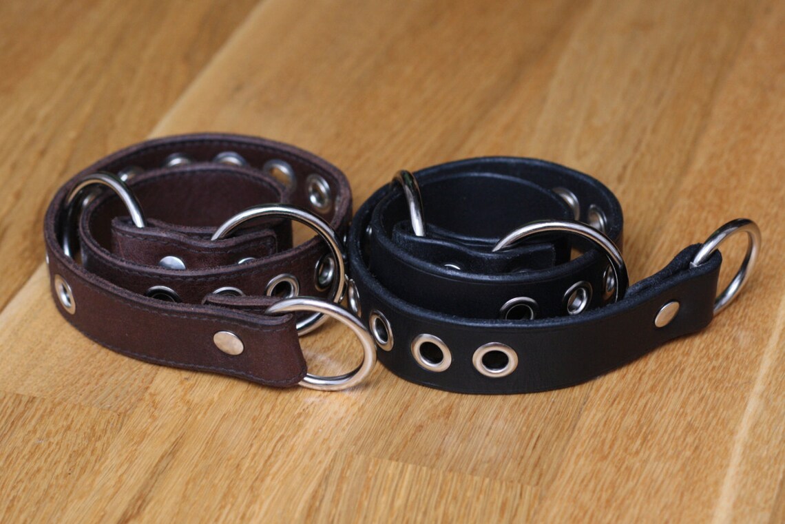 TRAINEE CUFFS Lockable Leather Control Manacles Hands & - Etsy UK
