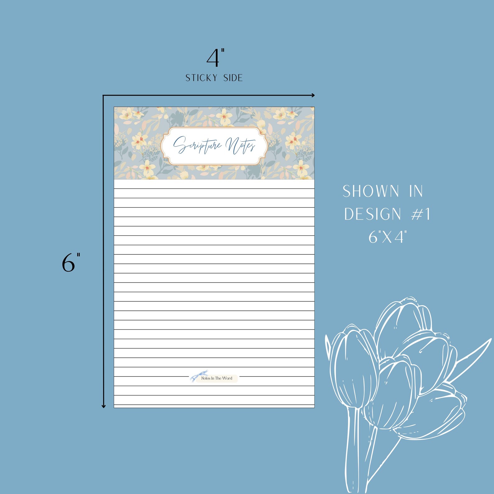 Scripture Sticky Notes, Christian Sticky Notes, Notes for Your Bible ...