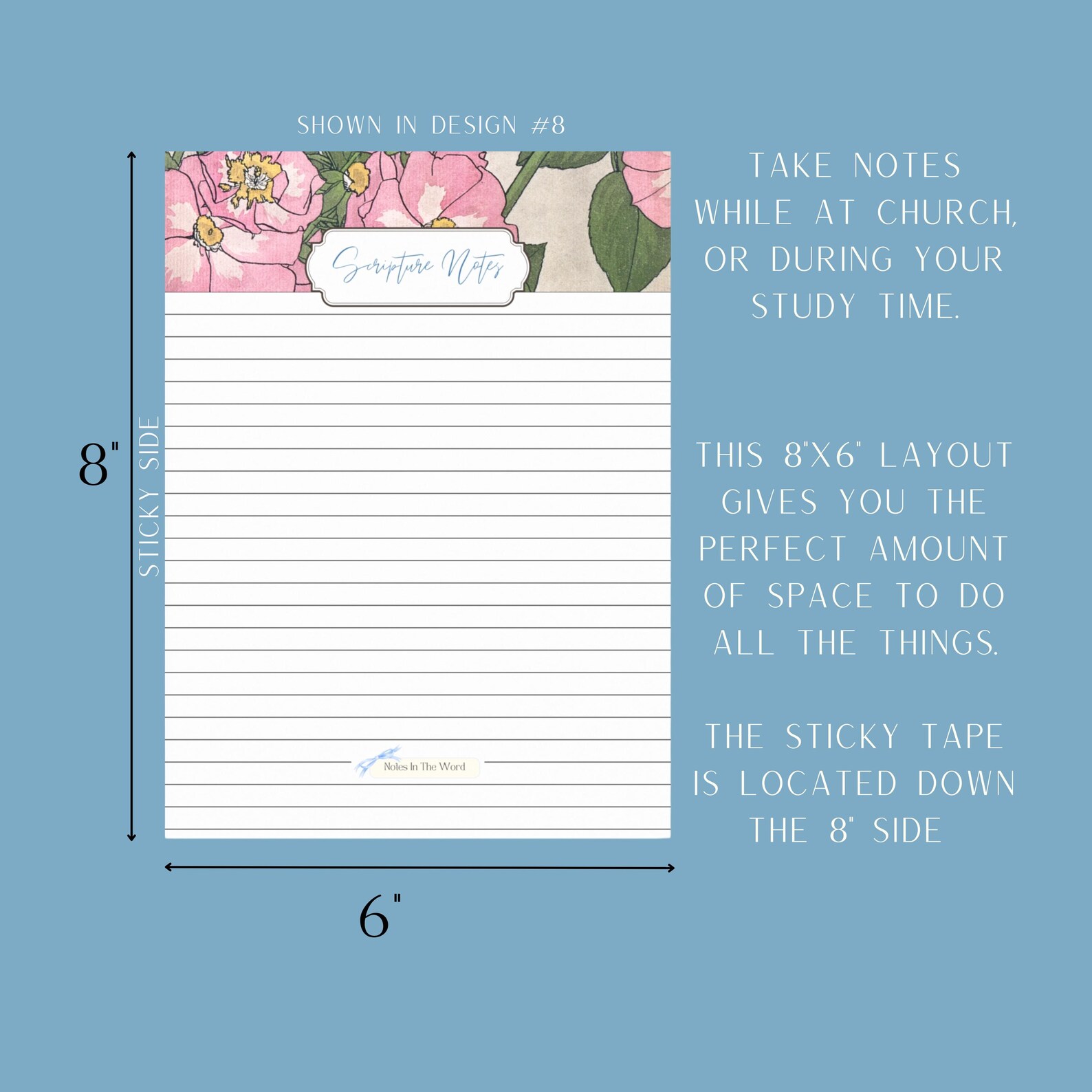 Scripture Sticky Notes, Christian Sticky Notes, Notes for Your Bible ...