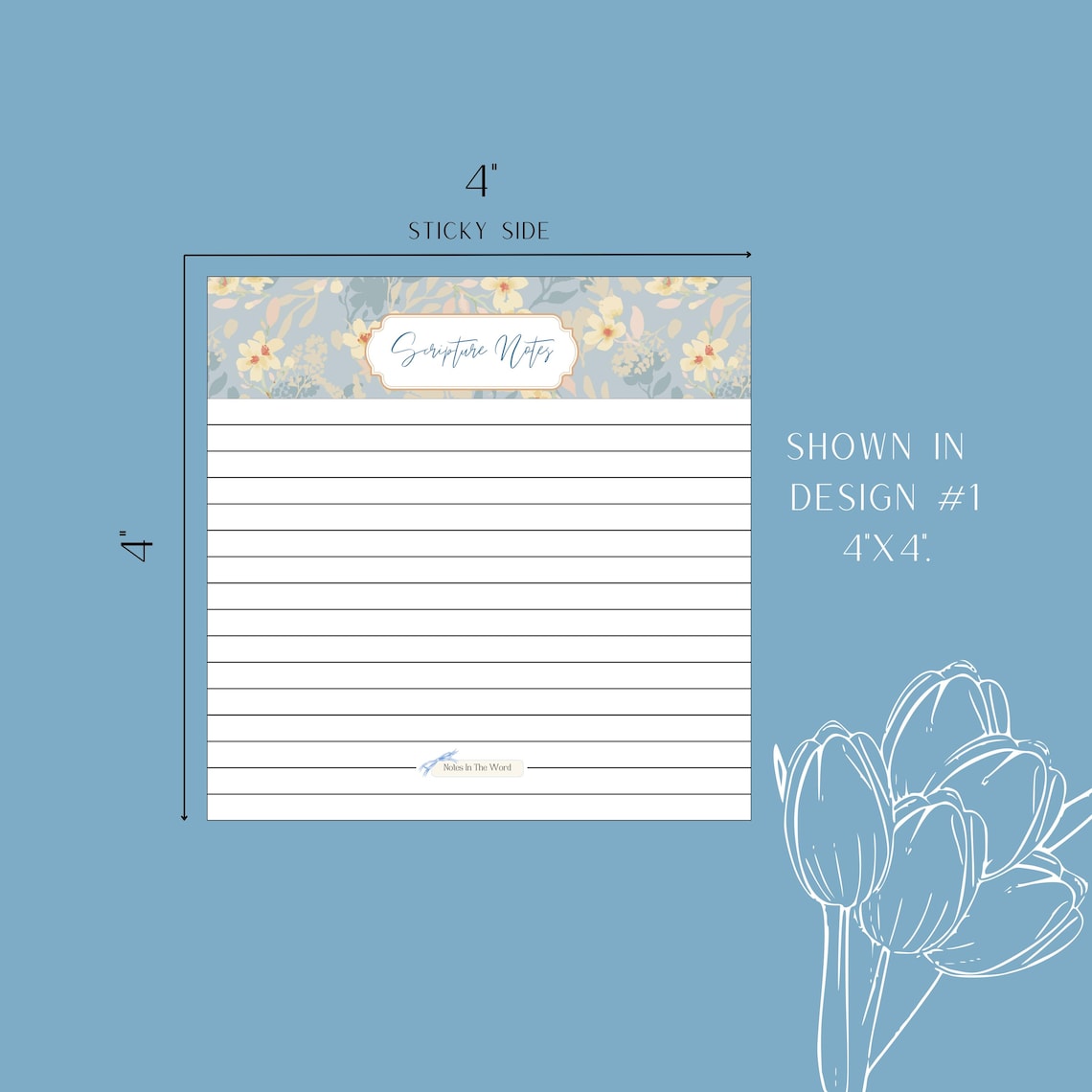 Scripture Sticky Notes, Christian Sticky Notes, Notes for Your Bible ...