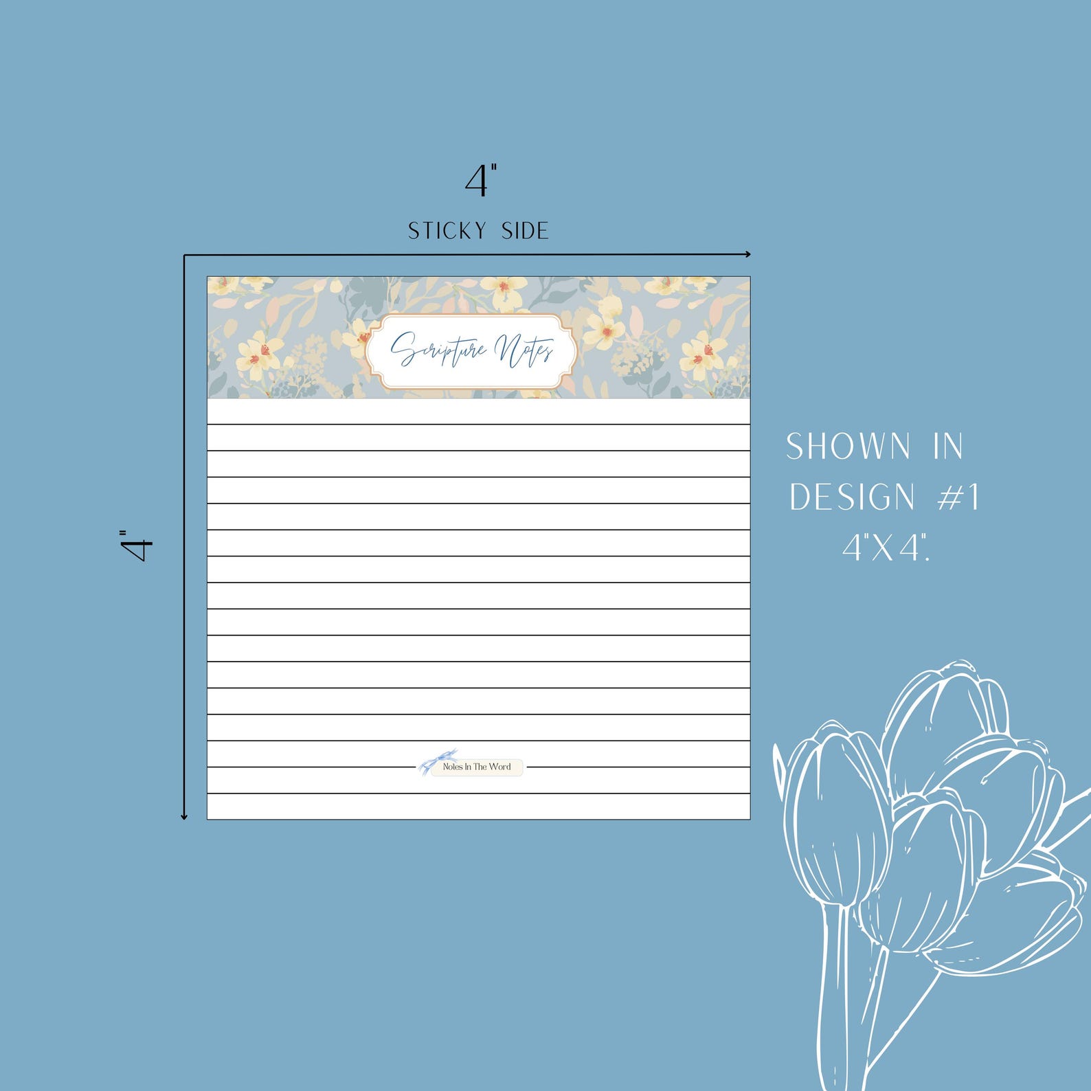 Scripture Sticky Notes, Christian Sticky Notes, Notes for Your Bible ...