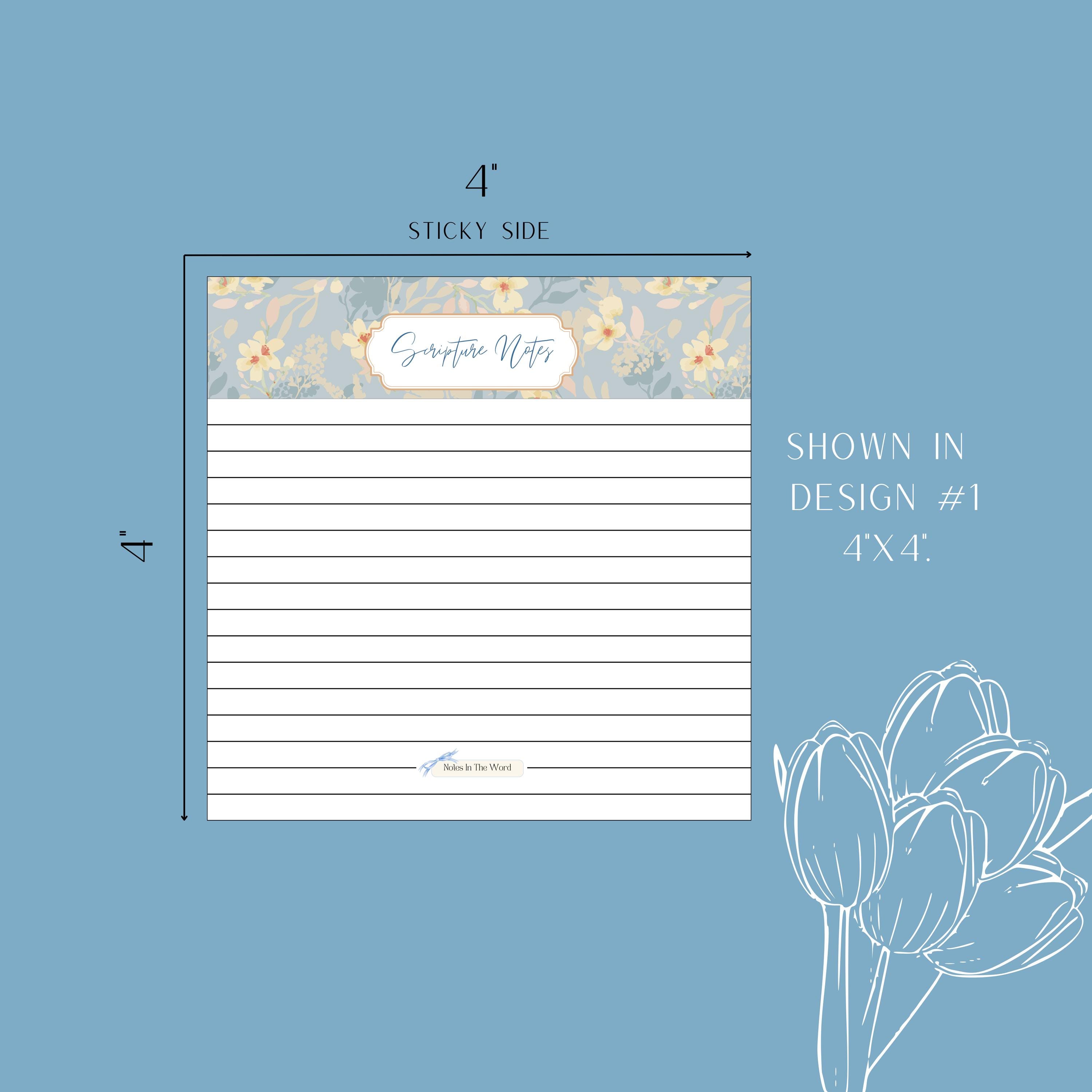 Scripture Sticky Notes, Christian Sticky Notes, Notes for Your Bible ...