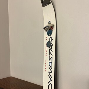 Vintage Ski Bottle Opener - Magnet Cap Catcher - Wall Mount - Etsy