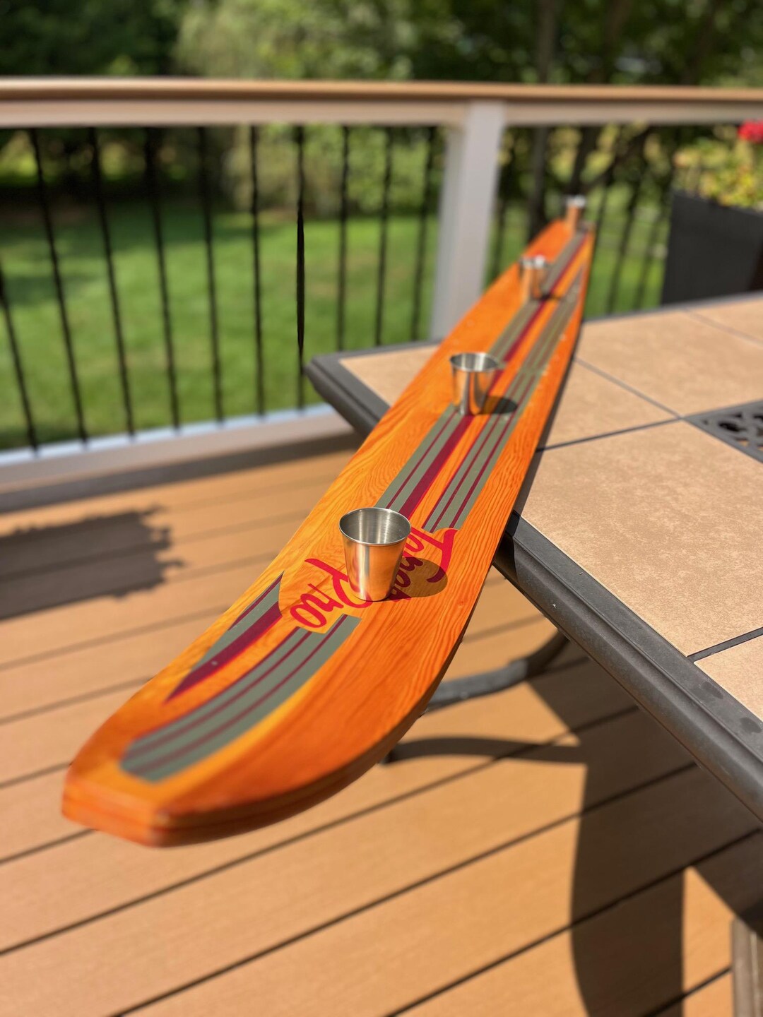 Water Shot Ski - Removable Magnetic Shot Glasses - TAPER PRO - Never ...