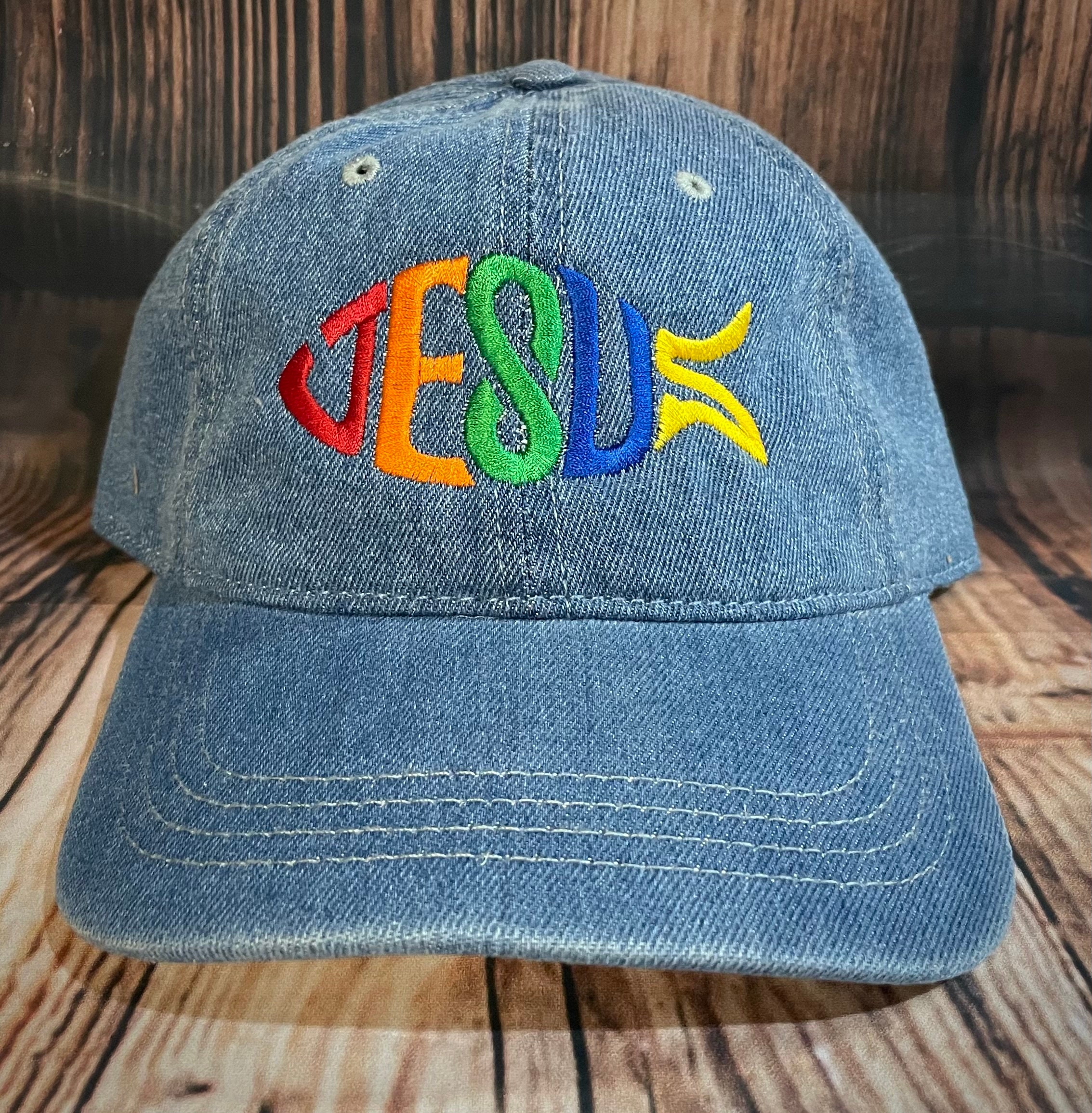 Embroidered Jesus Fish Hat - Etsy