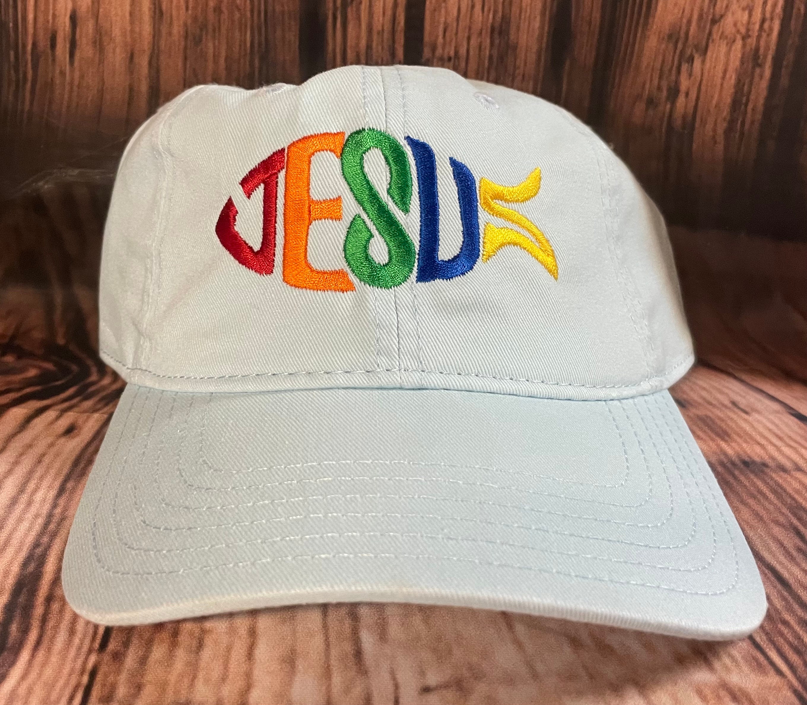 Embroidered Jesus Fish Hat - Etsy