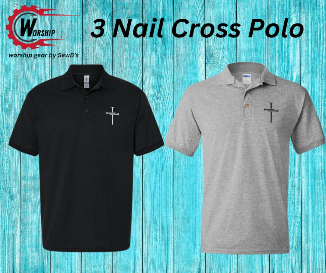 3 Nail Cross Polo - Etsy