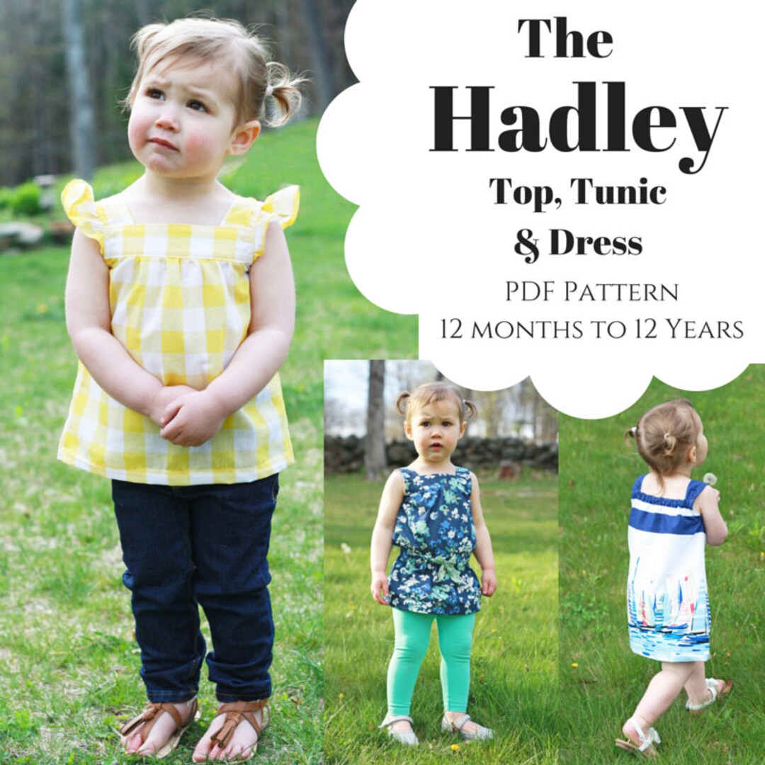 Hadley Top, Tunic & Dress PDF Pattern - Etsy