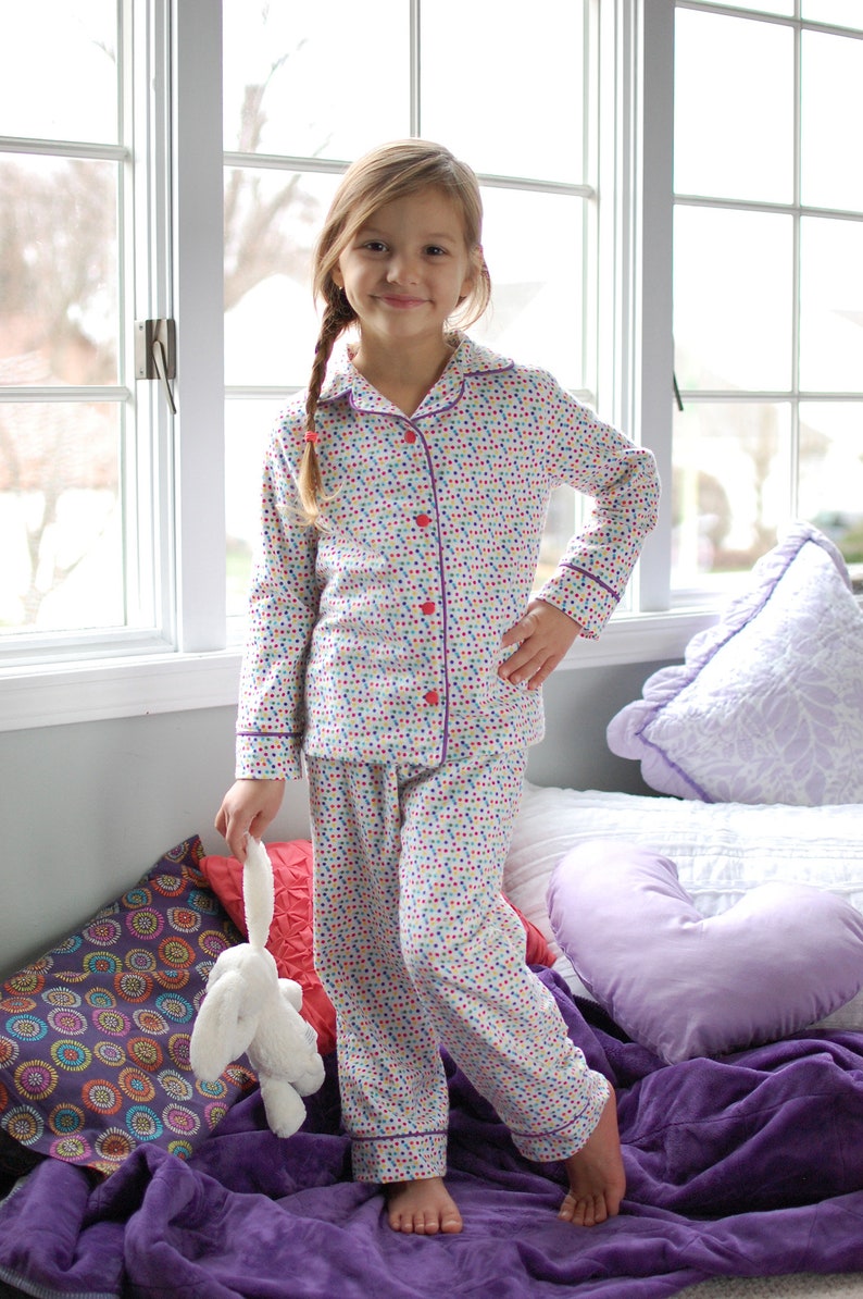 Holiday Night Pajamas PDF Sewing Pattern - Etsy