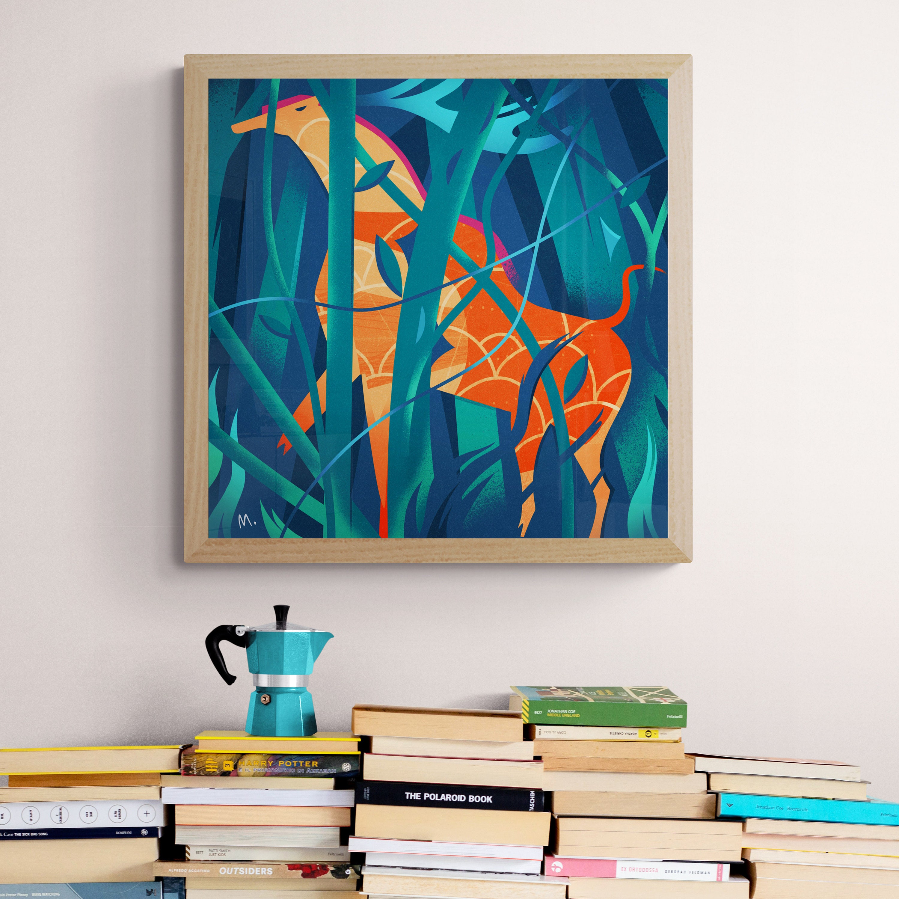Vibrant Art, Edgy Prints, Animal Art Print, Animal Print, Modern Wall ...