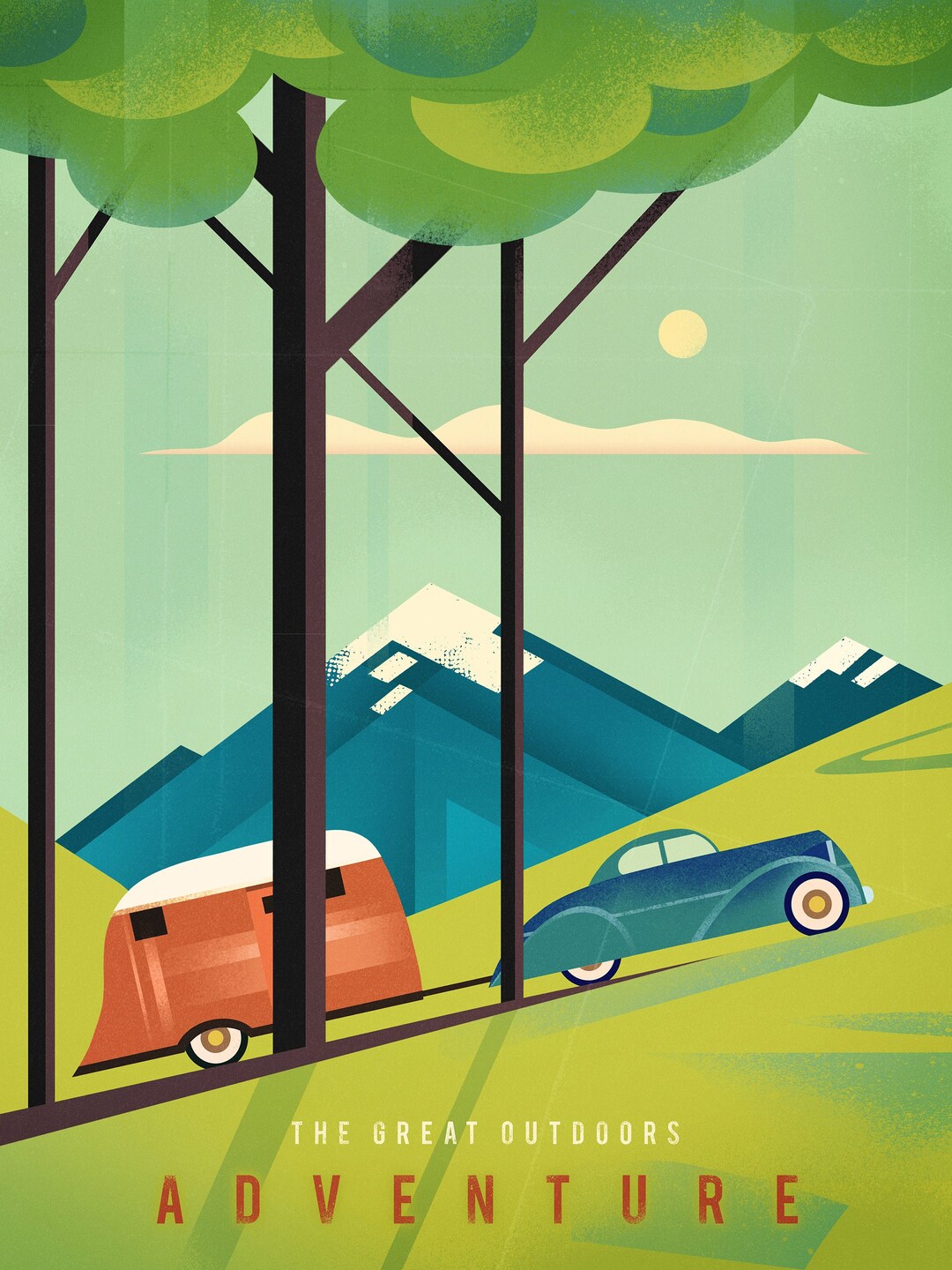 Vintage Camping, Camp Posters, Camp Poster, Retro Camping, Camping Wall ...