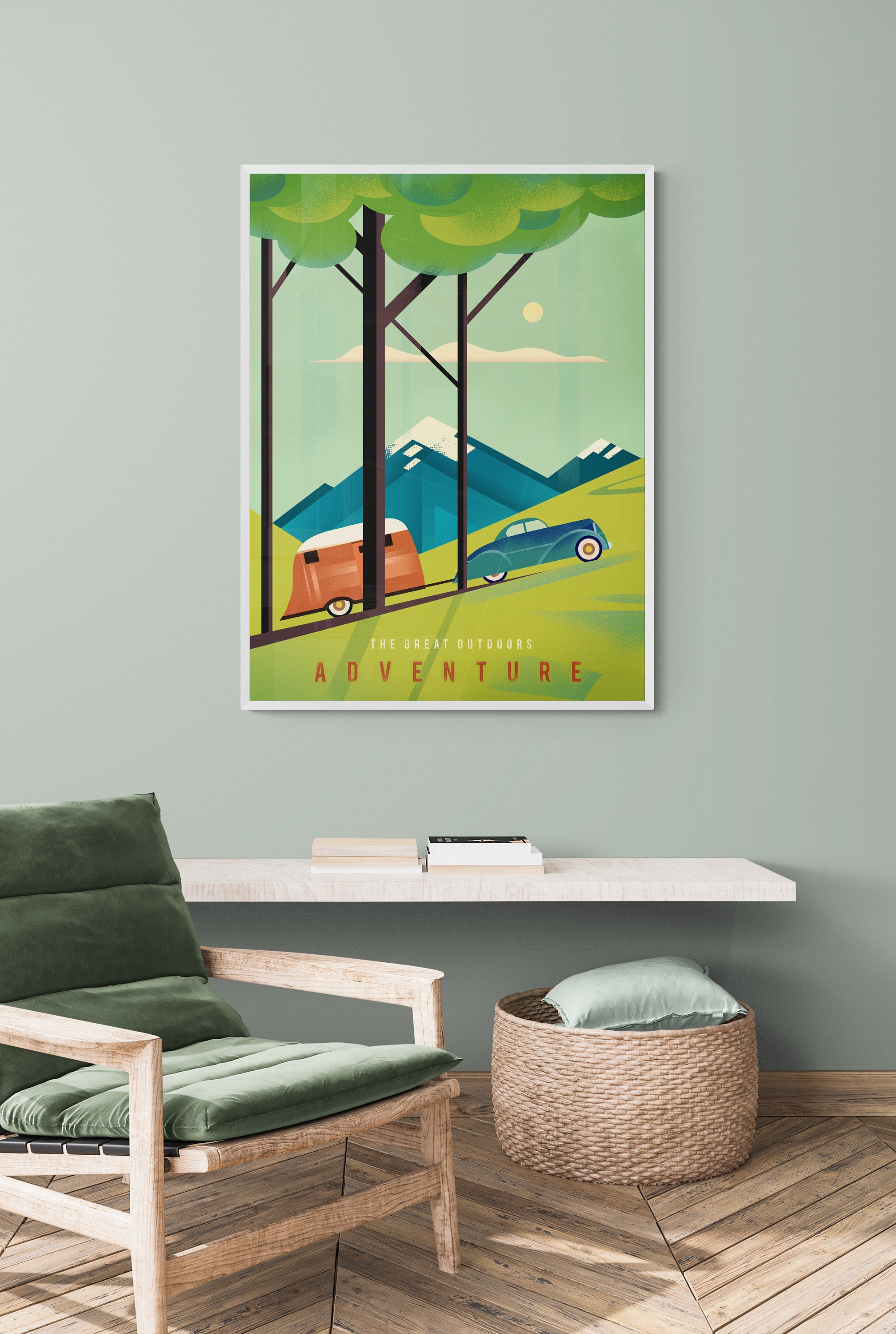 Vintage Camping, Camp Posters, Camp Poster, Retro Camping, Camping Wall ...