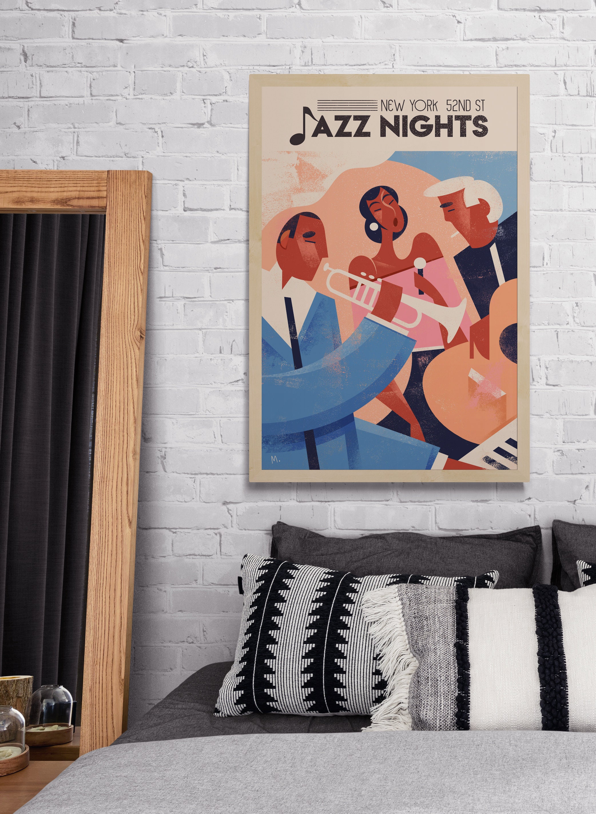Jazz Poster, Jazz Art Print, Jazz Lover Gift, Jazz Artwork, Jazz Wall ...